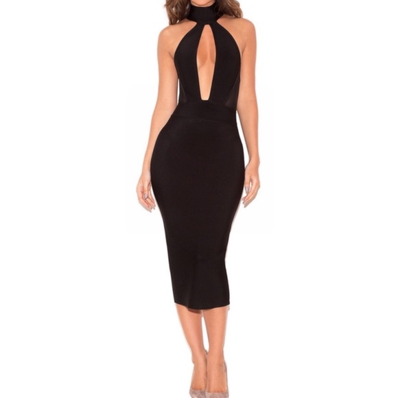 House of CB | Dresses | Backless Bandage Dressvery Sexy Firm Fitting ...